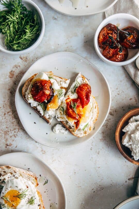 Roasted Tomato Tartine with Homemade Ricotta – A Simple Summer Toast ...