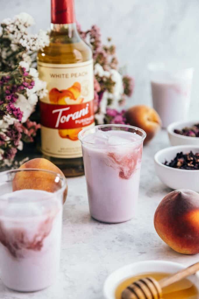 Honeyed Hibiscus & Rose Milk Tea - Emily Laurae