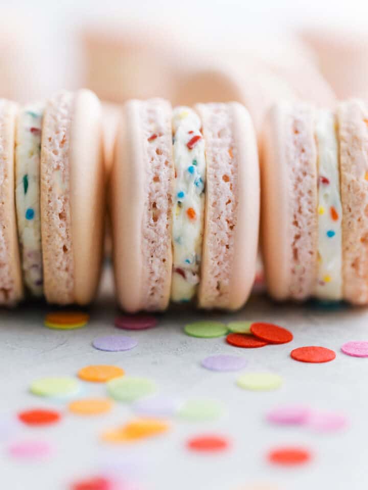 Coffee Macarons with Coffee Ganache - Emily Laurae