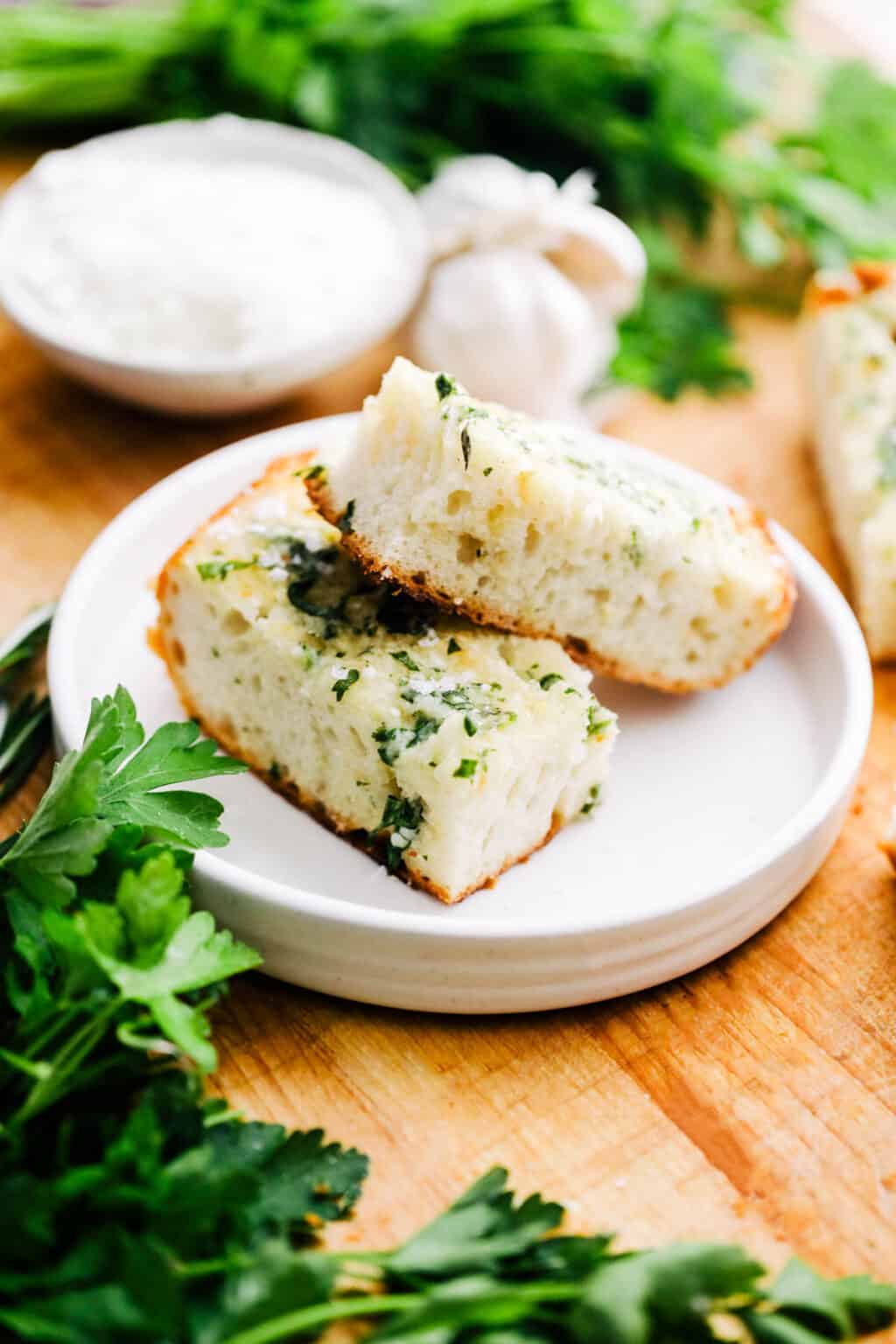 Sourdough Garlic Bread - Emily Laurae