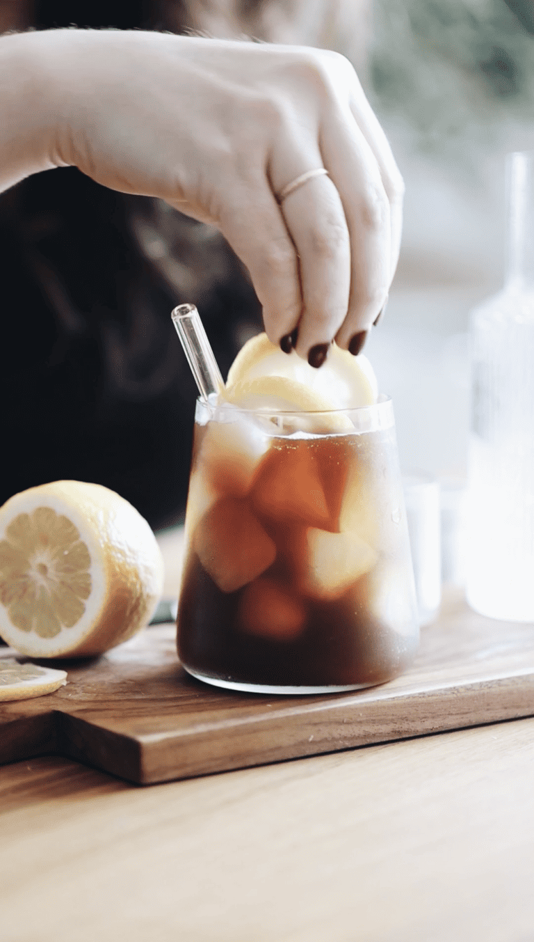 Iced Yuzu Coffee Soda - A Refreshing Pick Me Up Easy Recipe - Emily Laurae