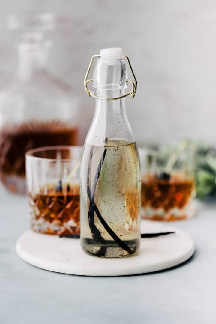 How to make Vanilla Simple Syrup - Emily Laurae