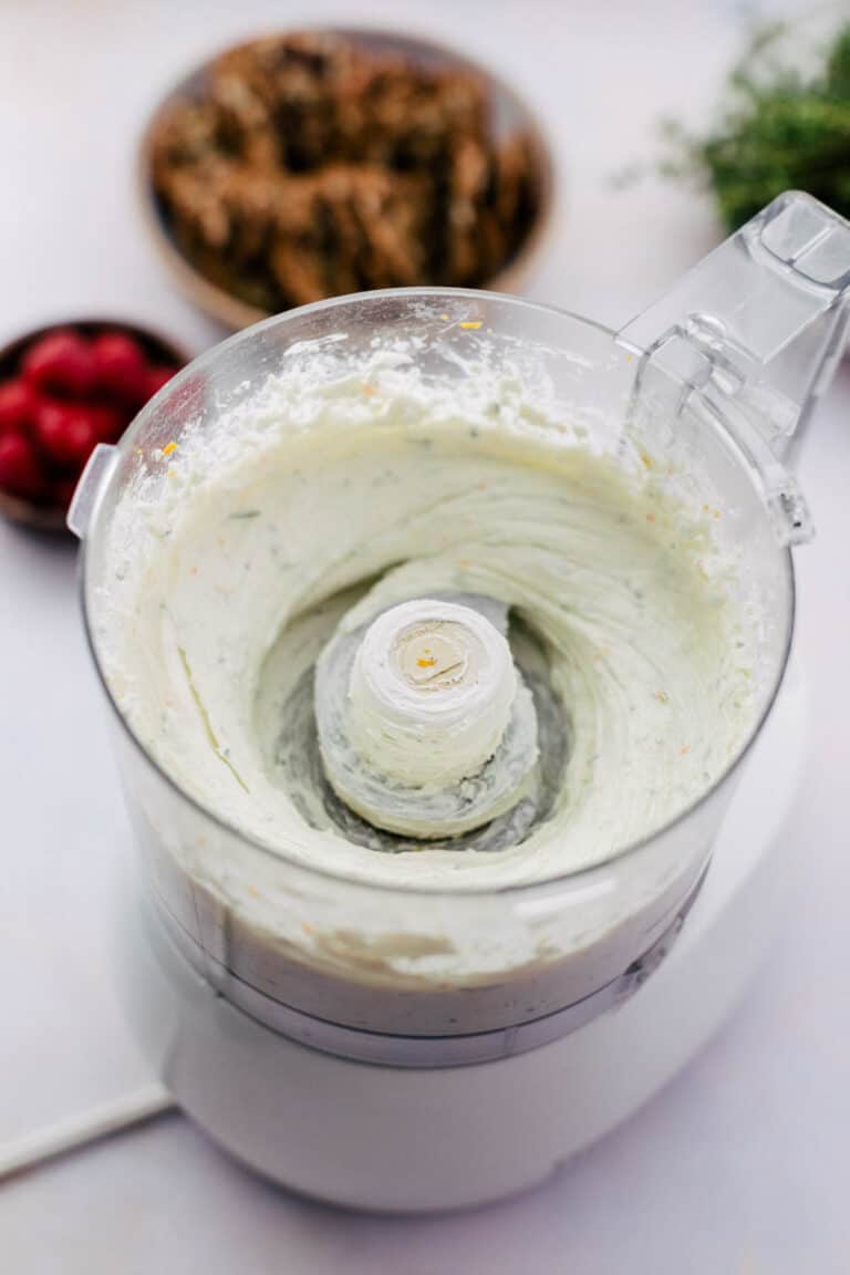 Whipped Goat Cheese with Fresh Herbs - Emily Laurae