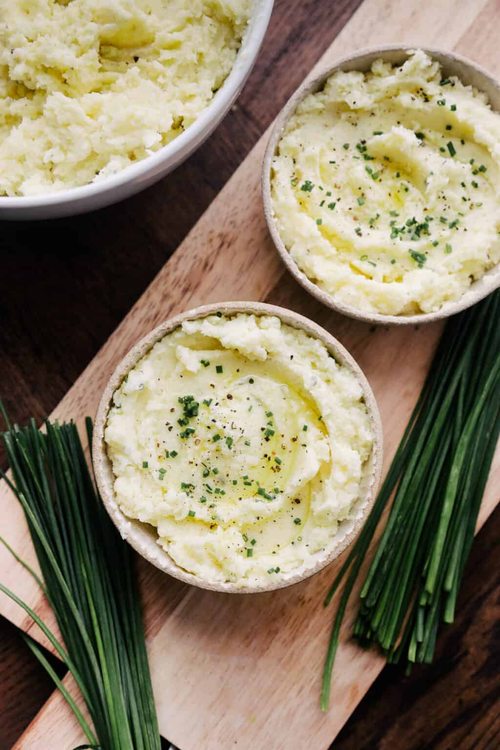 Boursin Mashed Potatoes - Emily Laurae