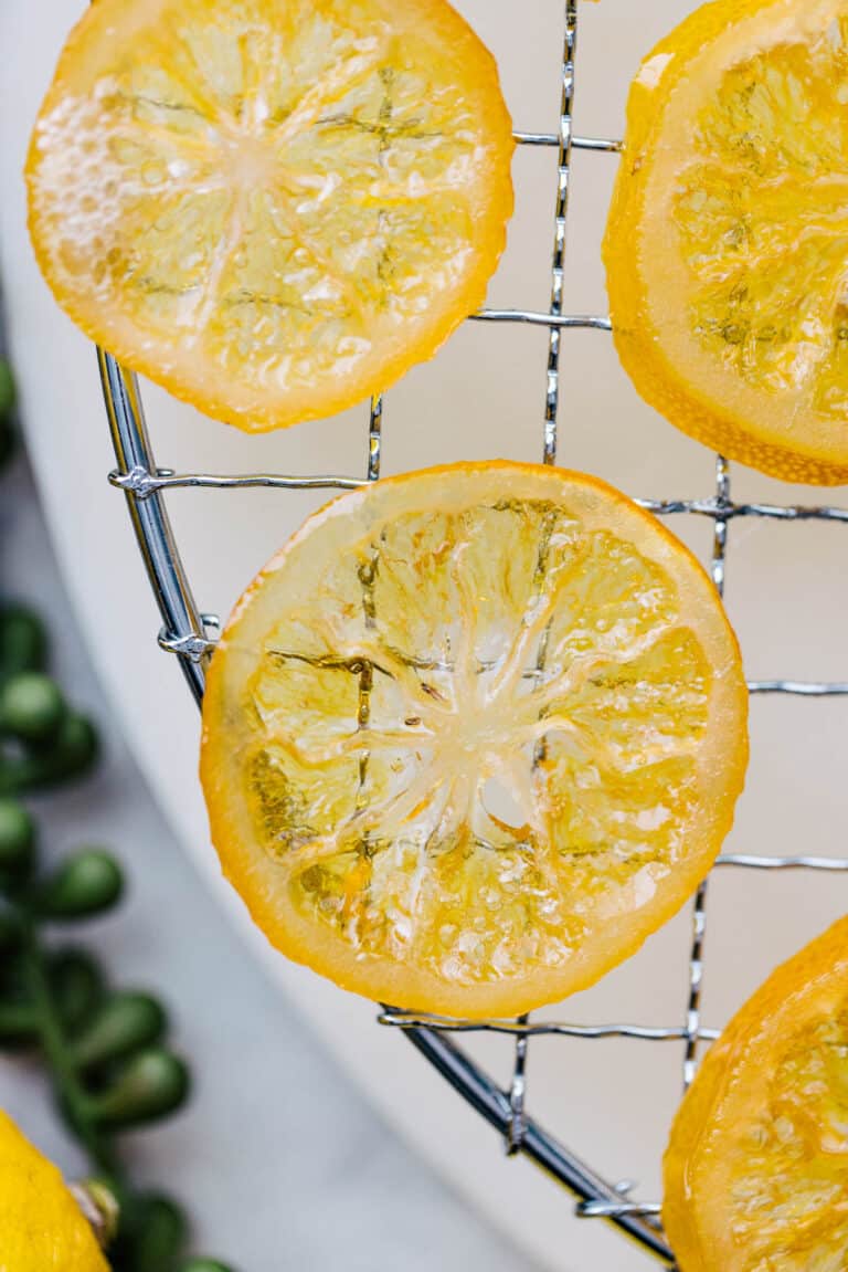 How to make Candied Lemon Slices - Emily Laurae