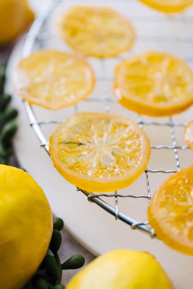 How to make Candied Lemon Slices - Emily Laurae