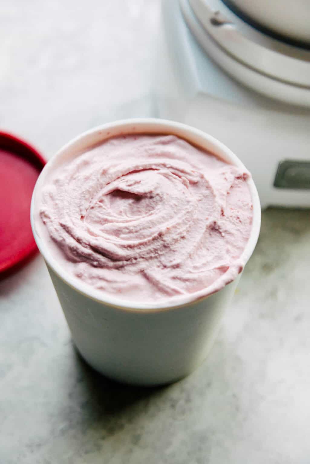 The Best Raspberry Ice Cream Recipe - Emily Laurae