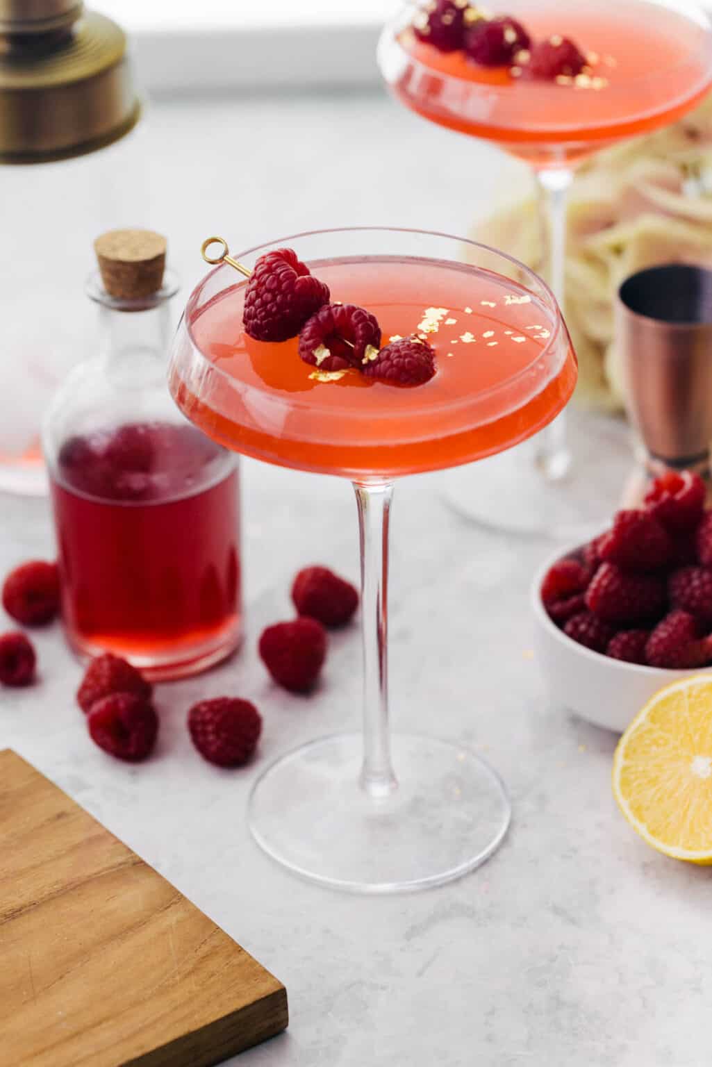How to Make a Raspberry Martini - Emily Laurae