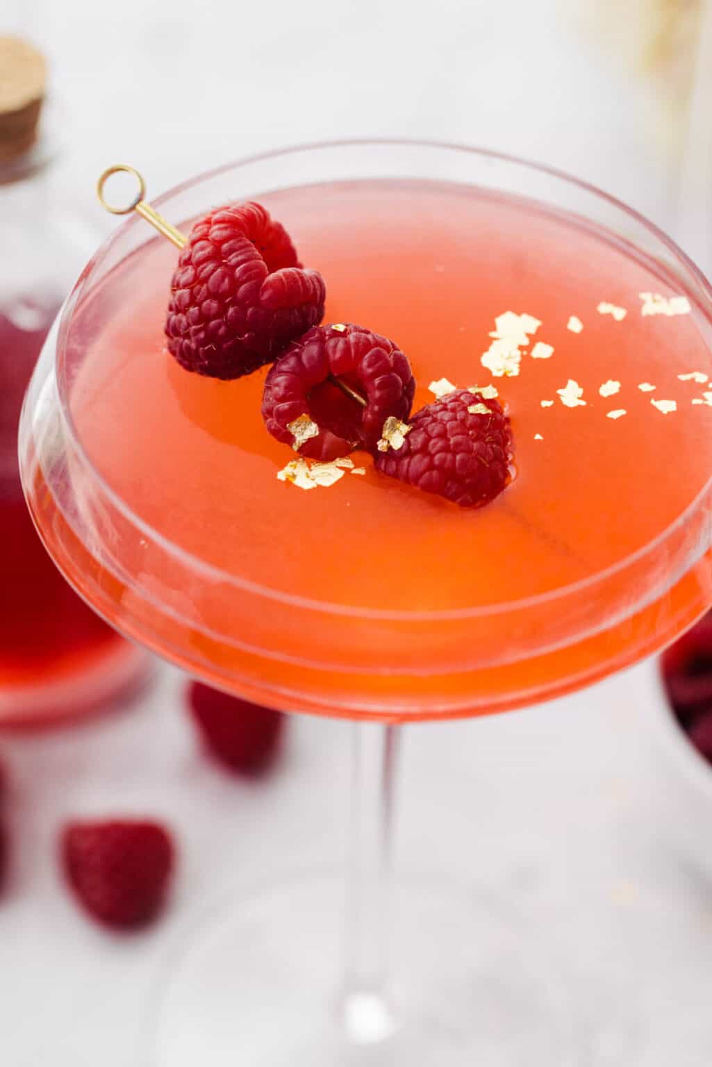 How to Make a Raspberry Martini - Emily Laurae