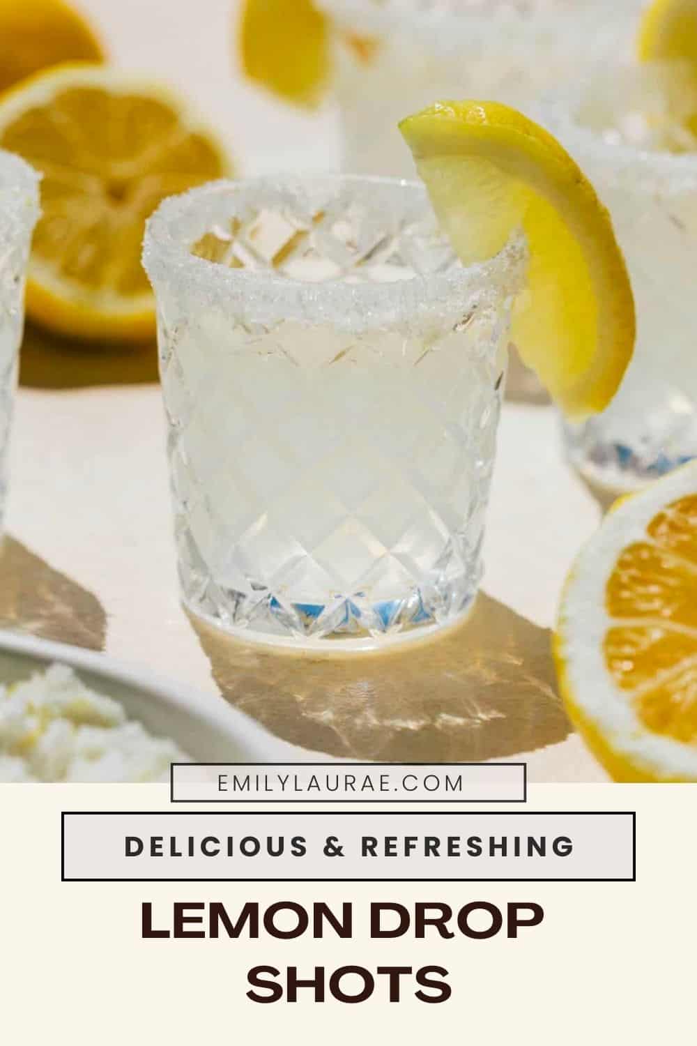 Simple Lemon Drop Shot Recipe - Emily Laurae