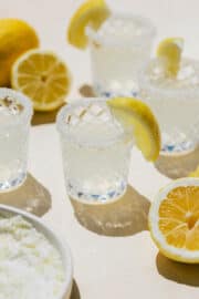 Simple Lemon Drop Shot Recipe - Emily Laurae