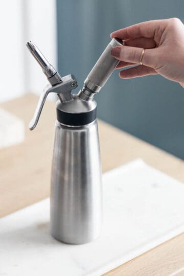 Whipped Cream Dispenser Recipe - Emily Laurae