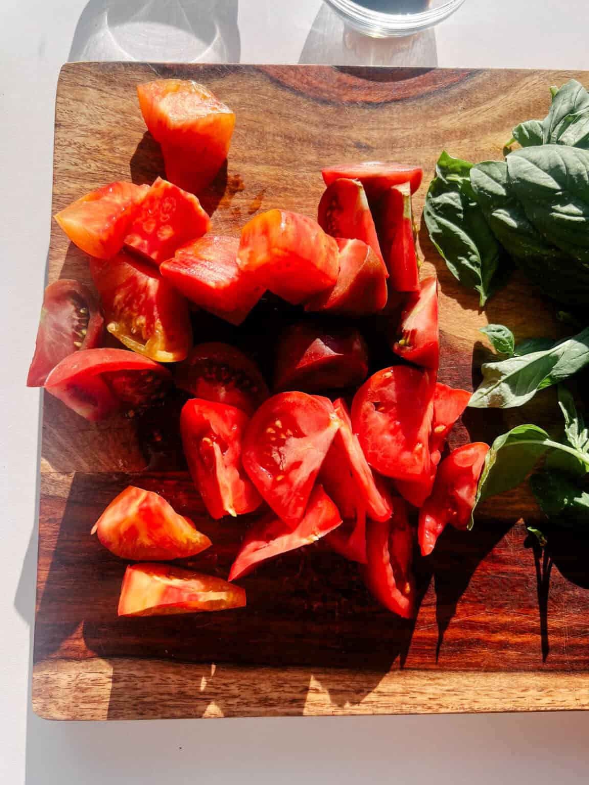 Burrata Caprese Salad Recipe with Tomato and Basil - Emily Laurae
