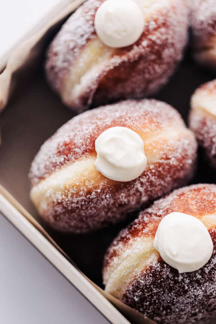 How to Make Classic Bavarian Cream Donuts at Home - Emily Laurae