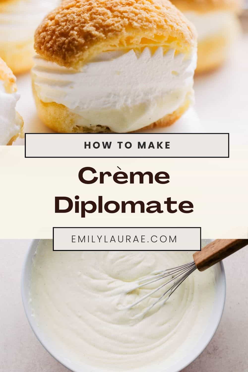 Crème Diplomate (French Diplomat Cream) - Emily Laurae