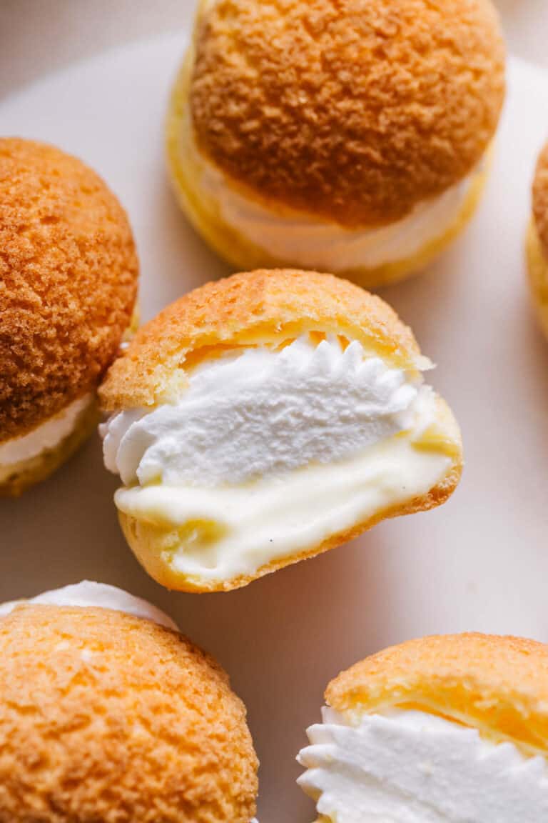 How to Make Choux à la Crème (French Vanilla Cream Puffs) - Emily Laurae