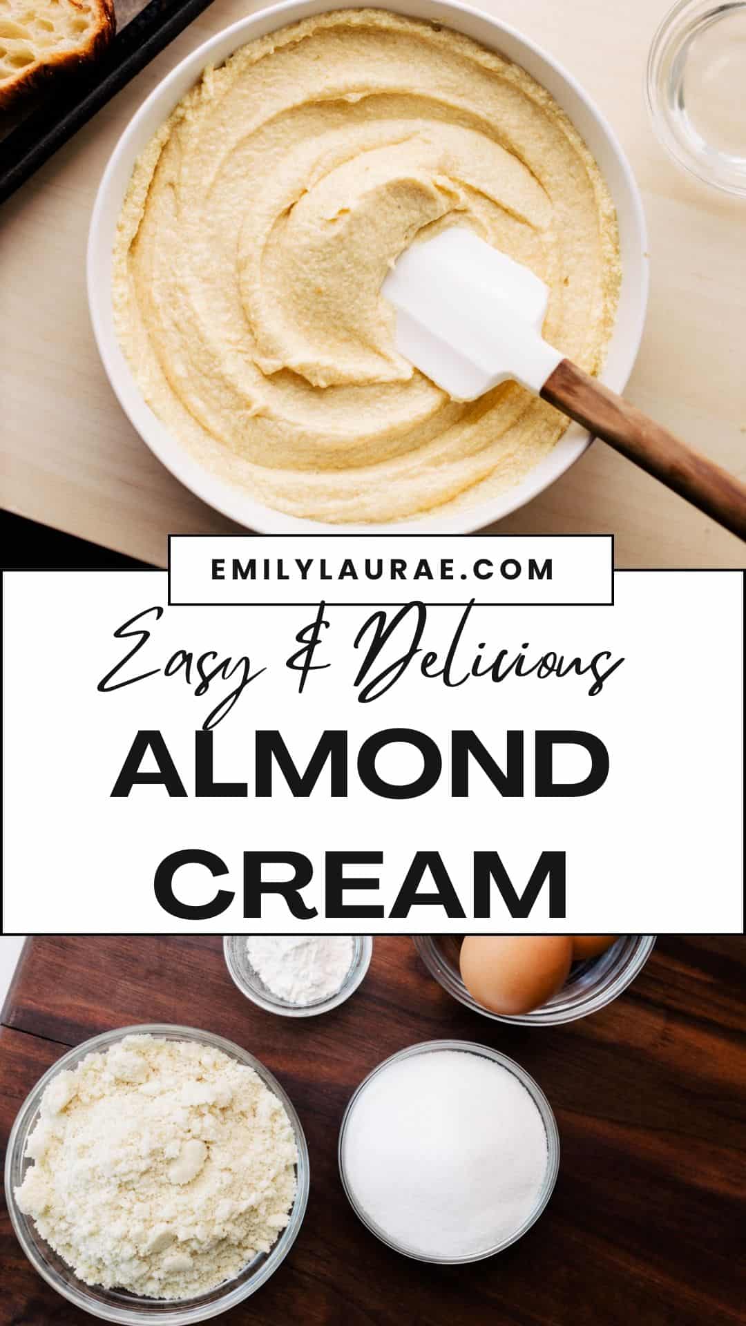 Almond Cream (French Almond Frangipane Recipe) - Emily Laurae