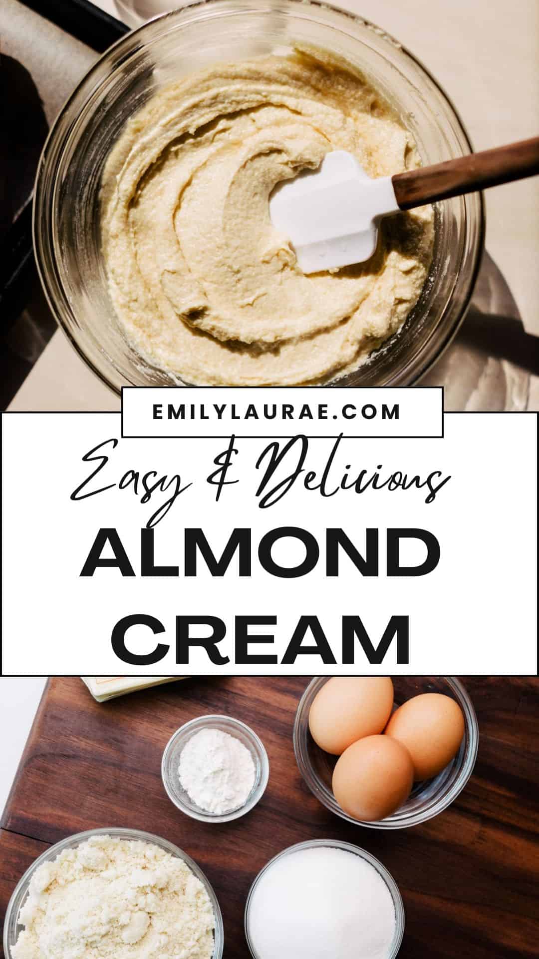 Almond Cream (French Almond Frangipane Recipe) - Emily Laurae