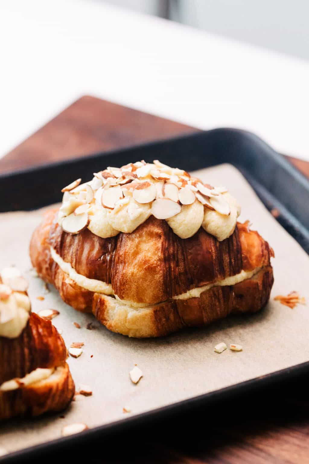 Bakery Style Easy French Almond Croissant Recipe - Emily Laurae