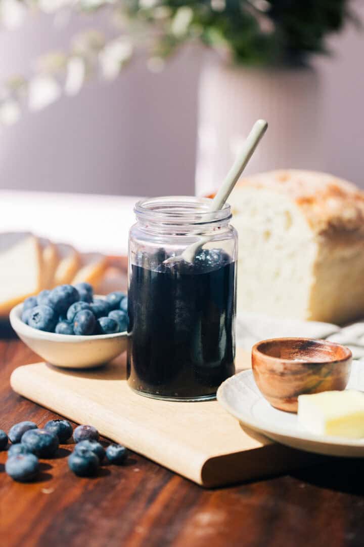 Easy Blueberry Preserves without Pectin - Emily Laurae