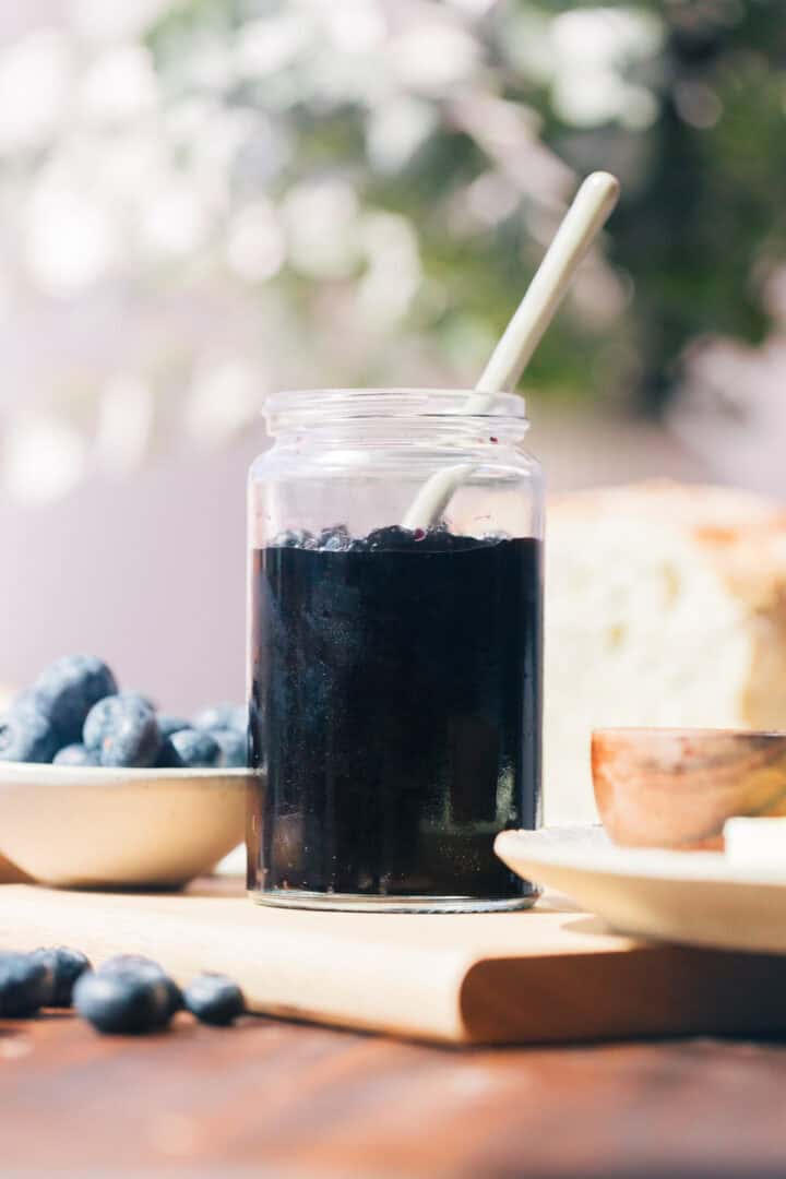 Easy Blueberry Preserves without Pectin - Emily Laurae
