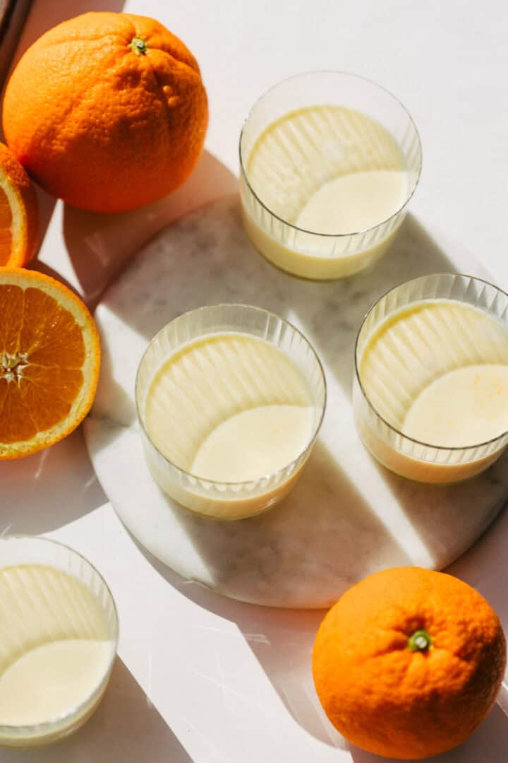 Creamy Orange Posset Recipe (Only 4 Ingredients!) - Emily Laurae