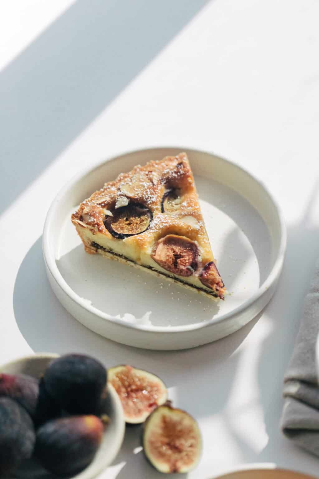 Tarte Aux Figues (French Fig Tart Recipe) - Emily Laurae